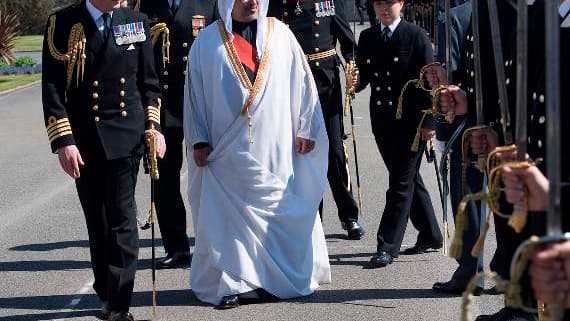 The Passing out Parade Salute at the BRNC was taken by royalty ...