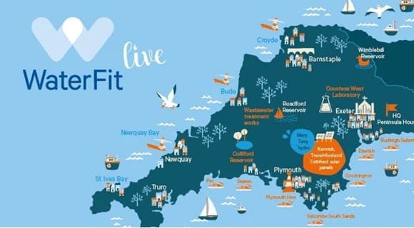 South West Water WaterFit Live map launched | southhams-today.co.uk