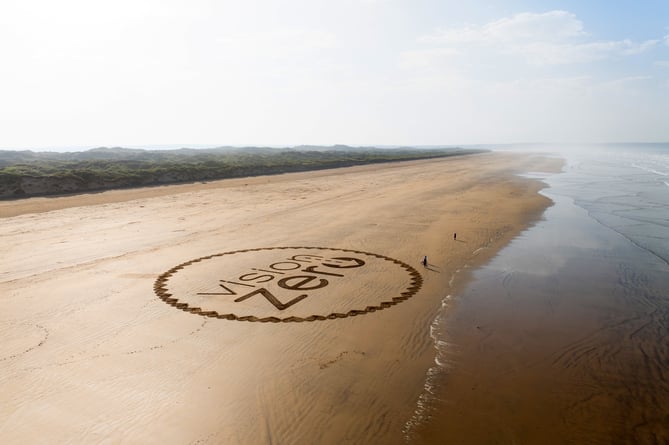 Stunning sand art conveys serious message in National Road Safety Week ...