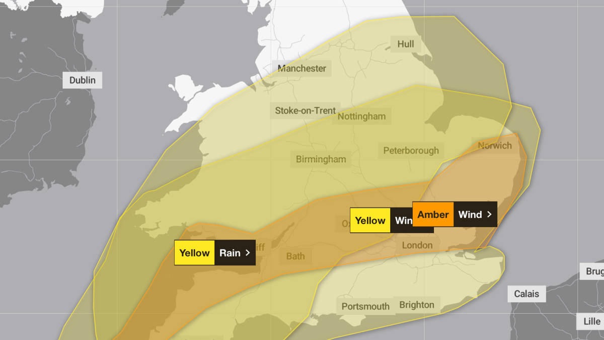 Met Office issue weather warning as Storm Henk arrives | southhams ...
