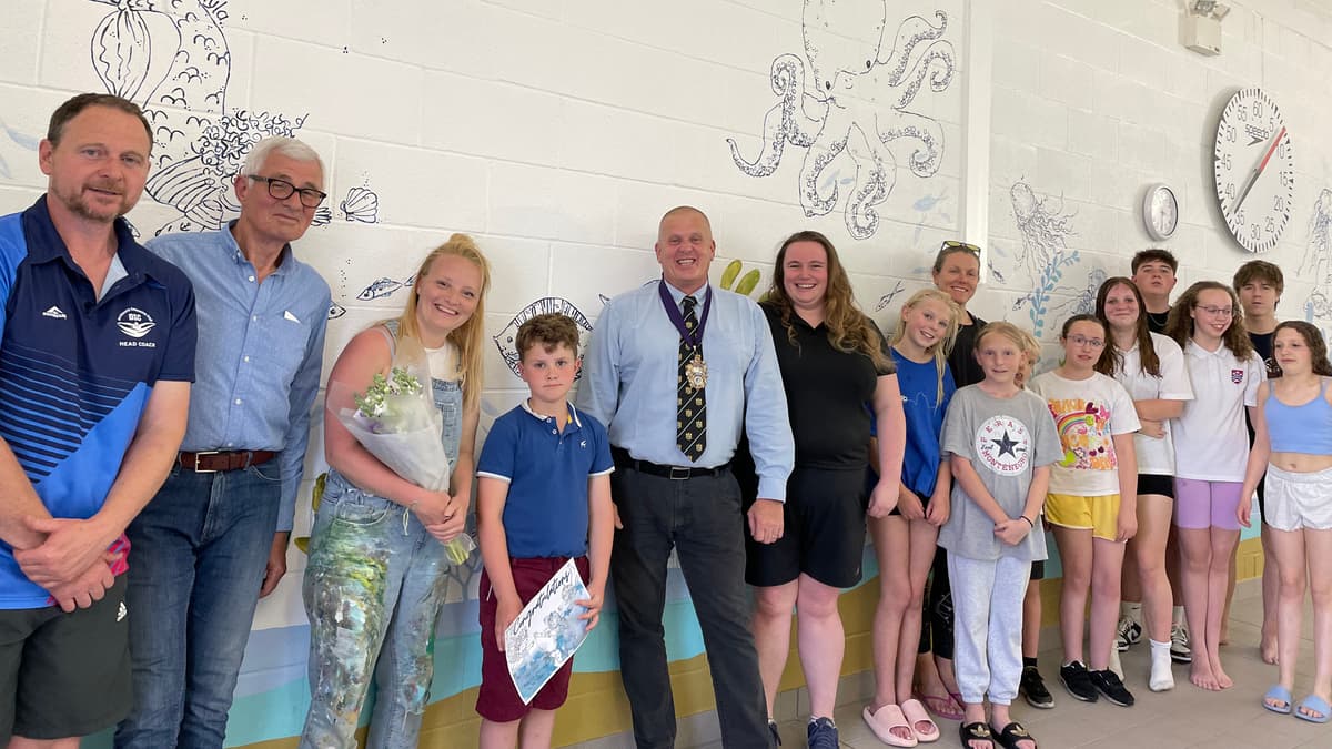 Dartmouth Indoor Pool Trust commissioned local artist Els Doodle to ...