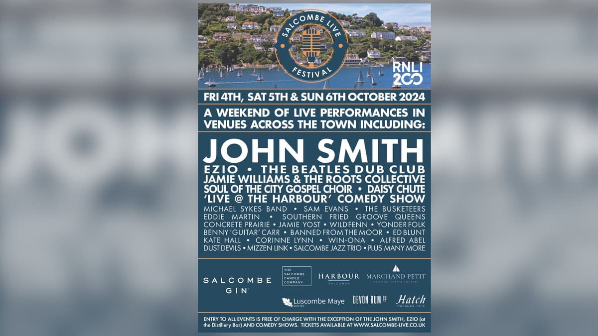 Music and Comedy comes to Salcombe for fourth annual festival ...
