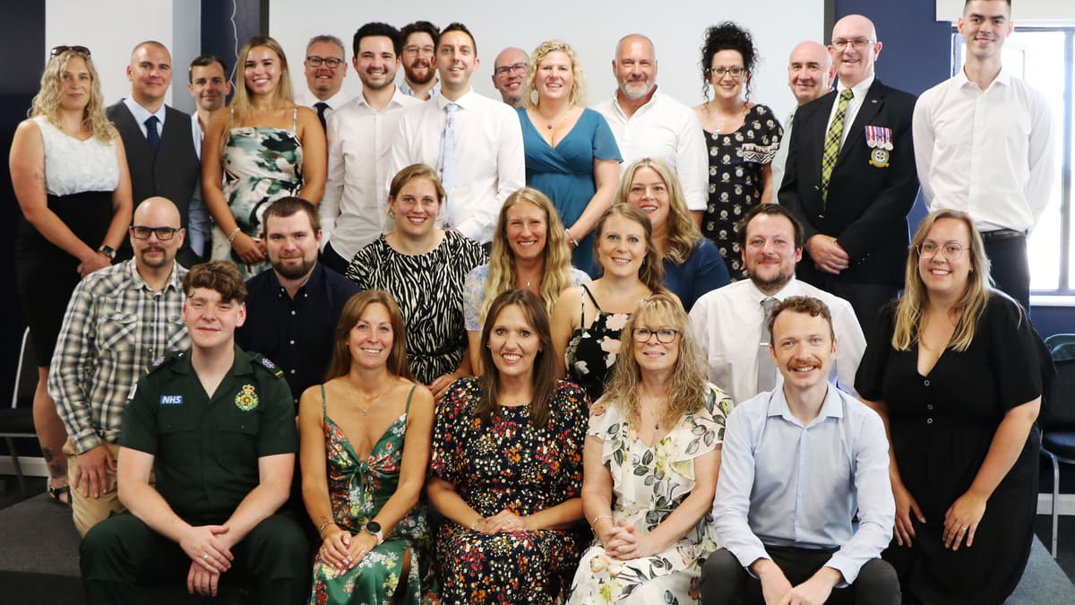 Graduate paramedic apprentices celebrate at Westpoint Exeter ...